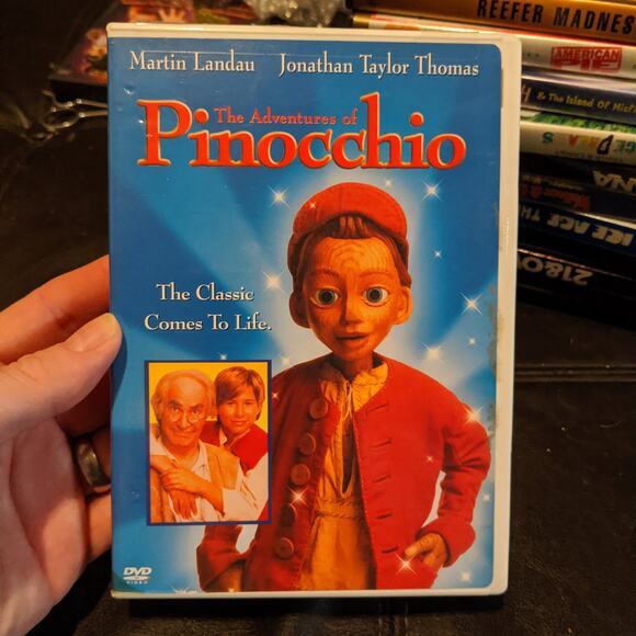 Collectibles Cafe Shop | Media | The Adventures Of Pinocchio Dvd Martin ...